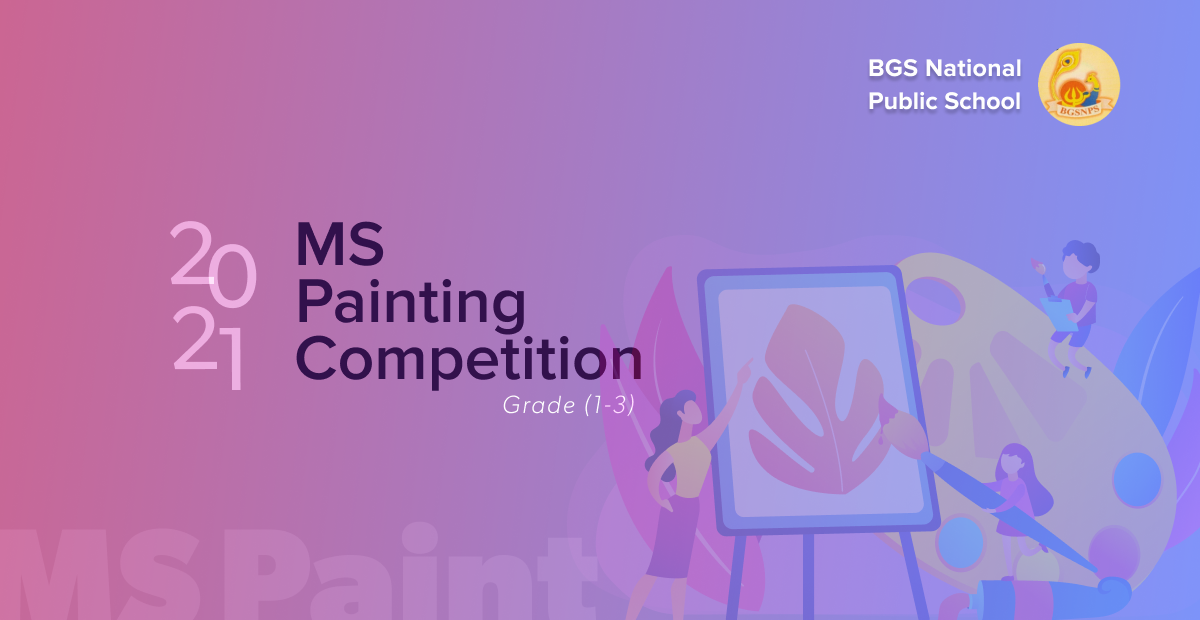 BGS National Public School MS Paint Competition | Codingal