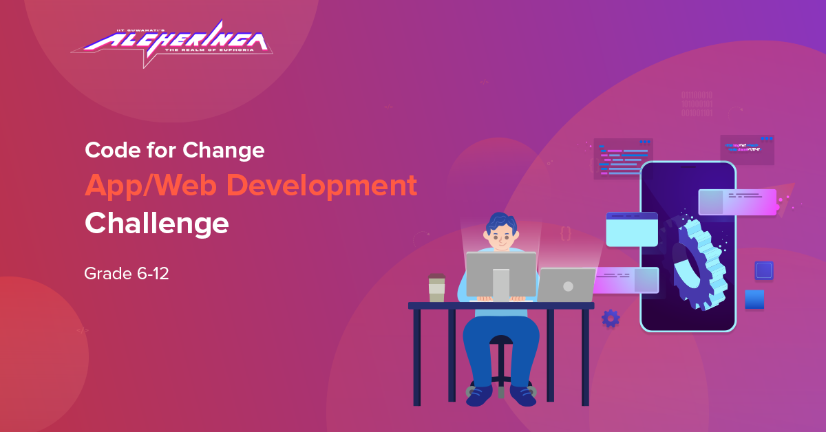 IIT Guwahati's Alcheringa Code for Change App Challenge | Codingal